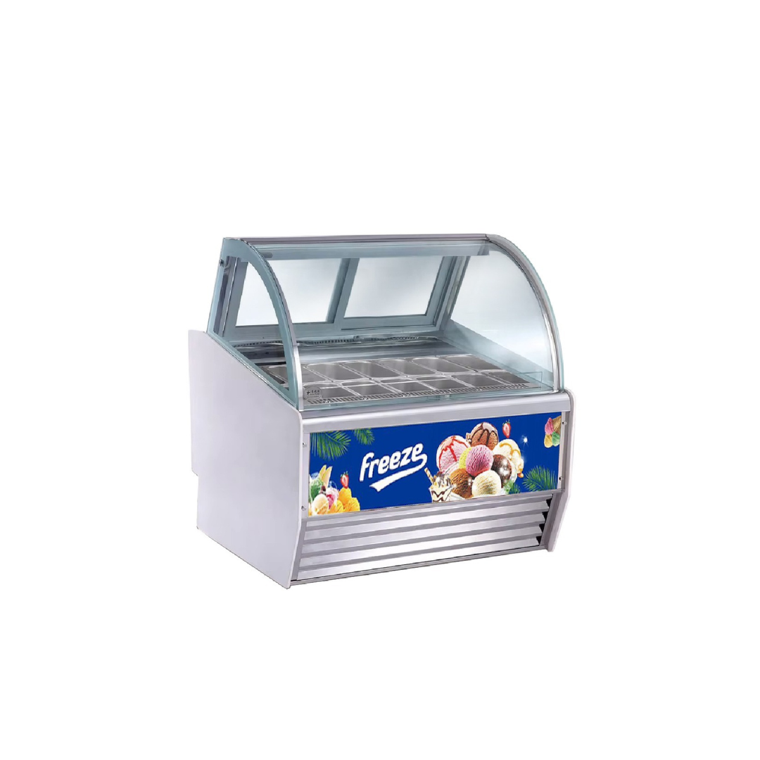 Exhibidor Heladero Horizontal 12 cubetas Freeze / Mod. FRHE-1200 ...