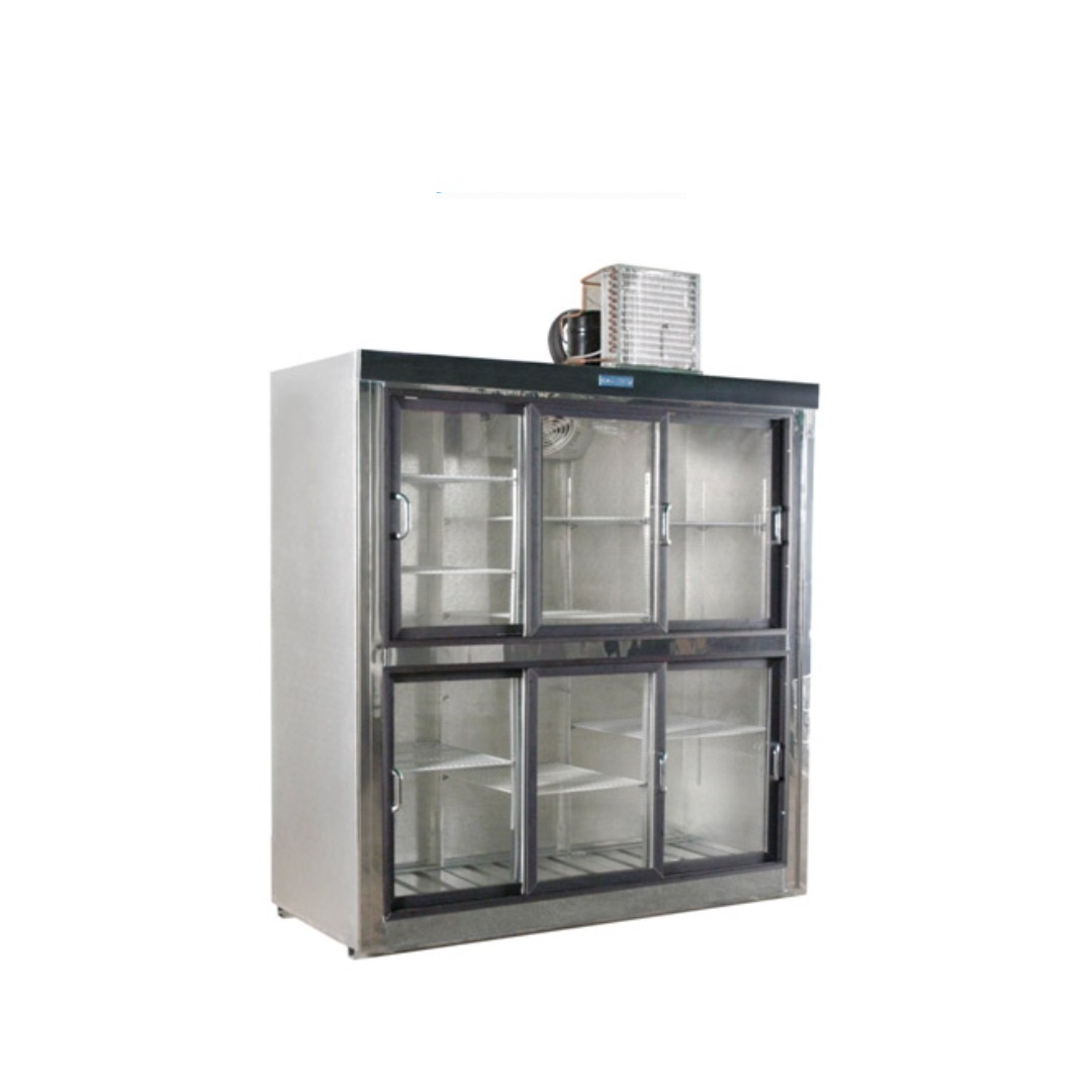Enfriador Exhibidor Vertical seis puertas corredizas Tecoven / Mod. VS-6P - Equipamiento San Diego